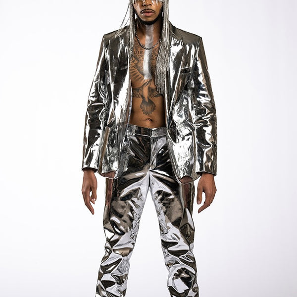 shiny shell suit