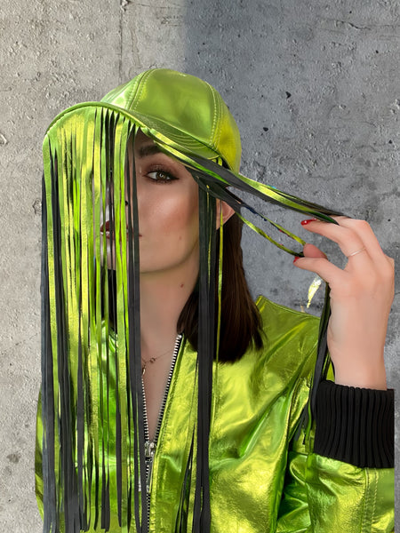 Any Old Iron Green Machine Fringe Cap