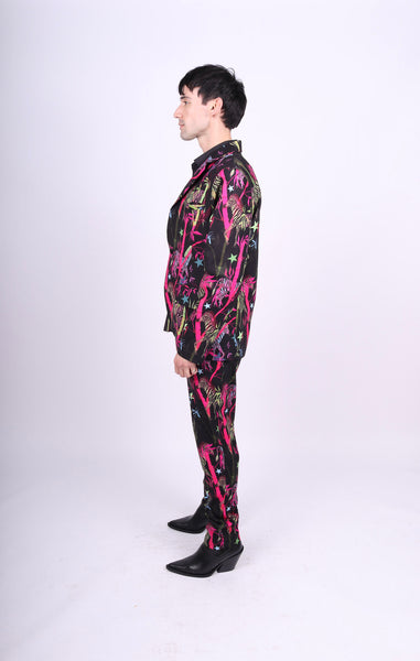 Any Old Iron Men's Zebra Mohawk Suit